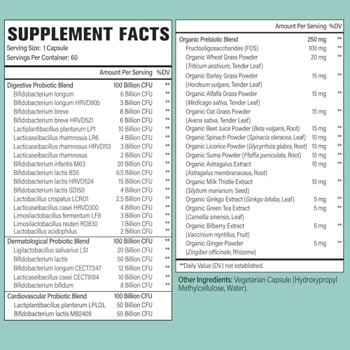 herbal blend probiotics for digestive support