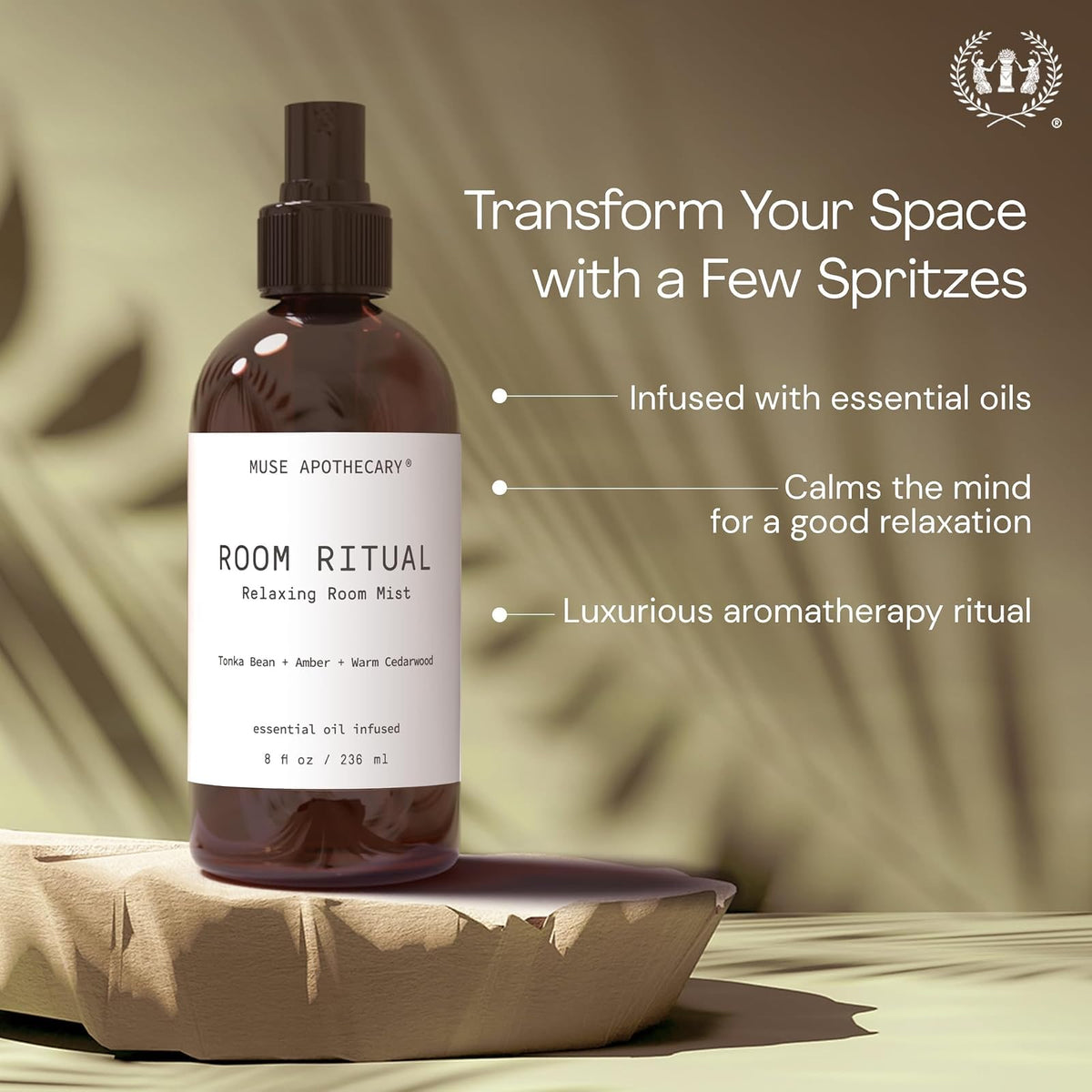 Herbal blend room ritual mist