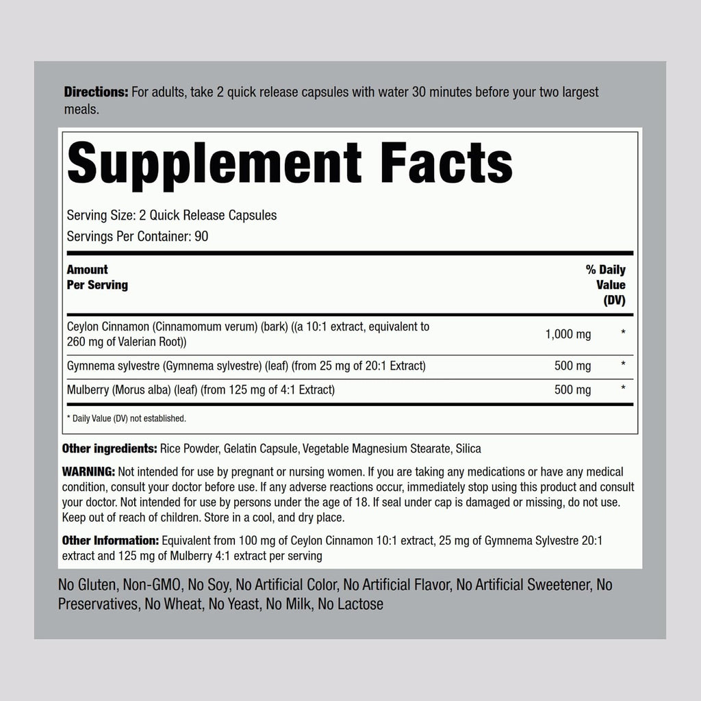 Herbal blend with Gymnema and Mulberry