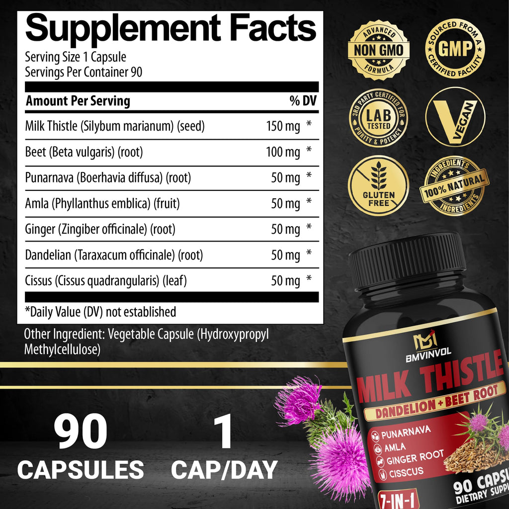 herbal blend with milk thistle and beet root