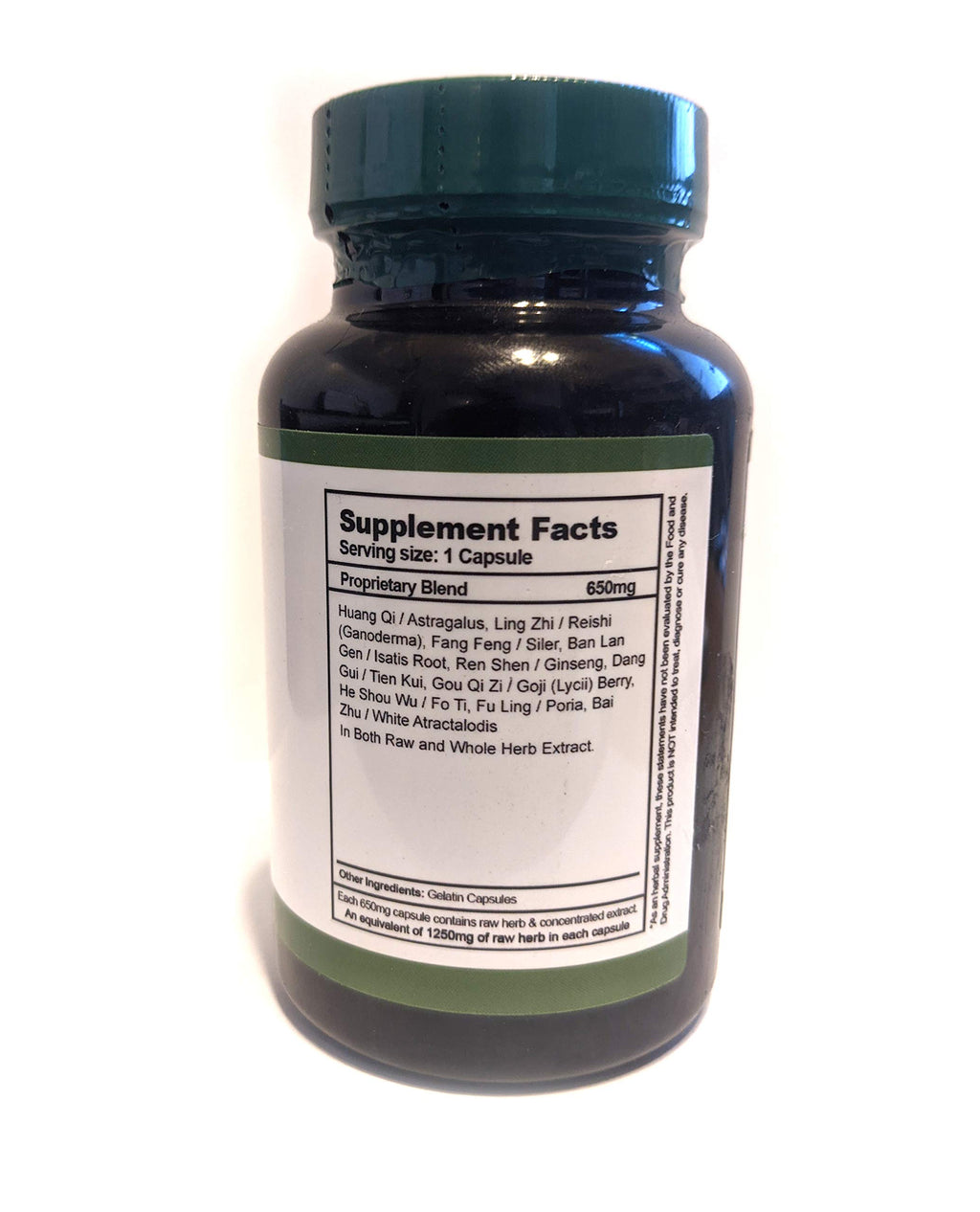 Herbal blend with reishi and ginseng