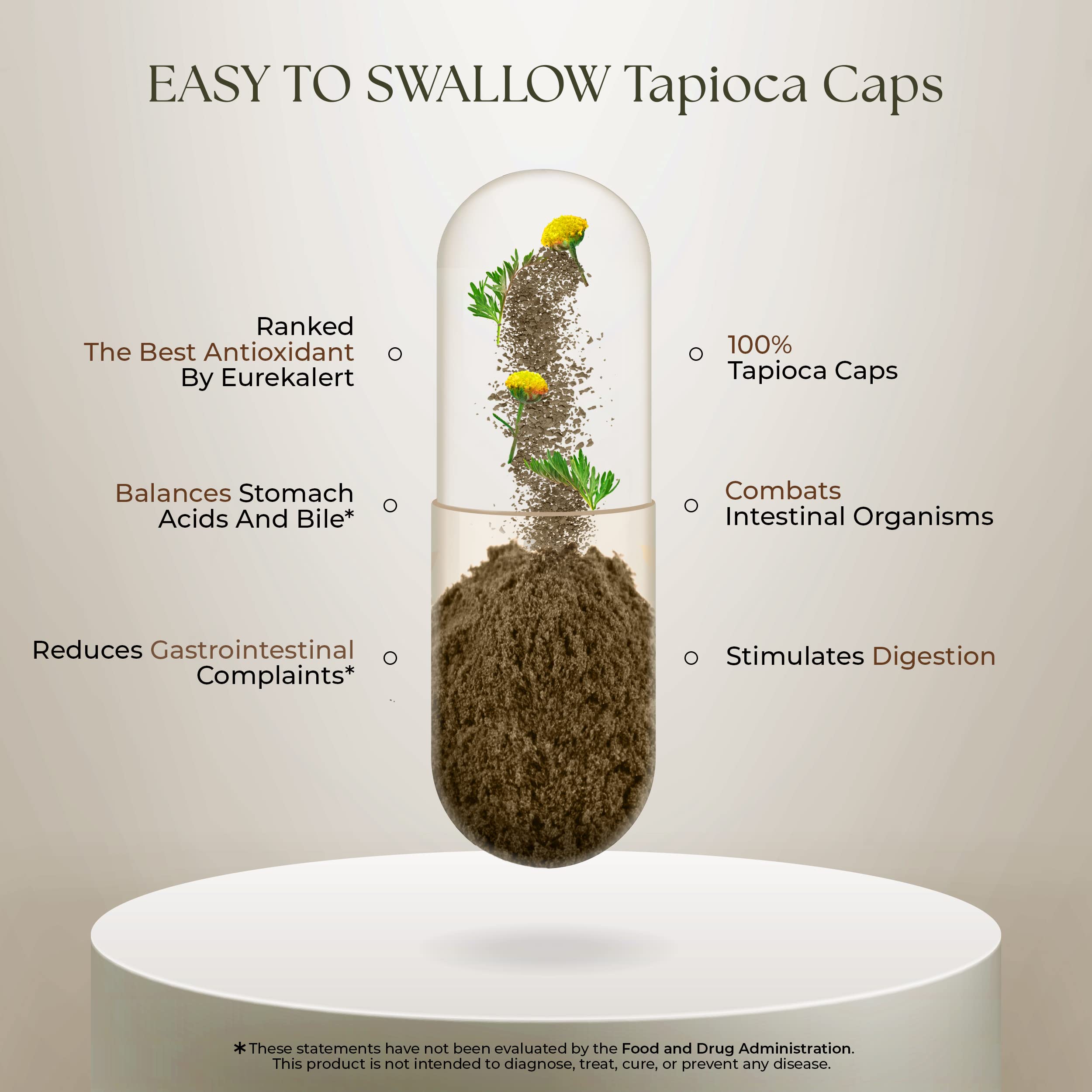 herbal blended vitamin capsules
