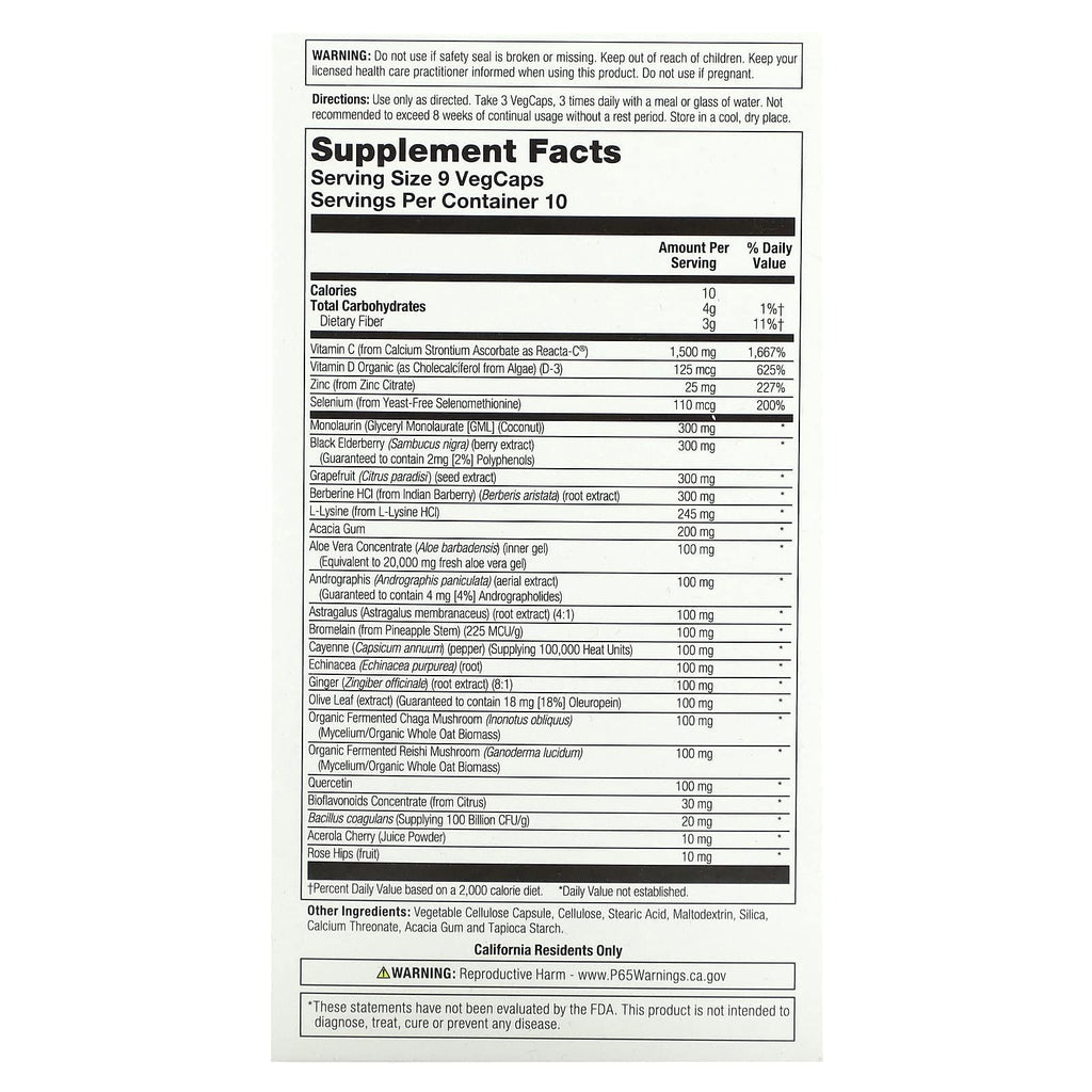 herbal blended vitamin & mineral supplements