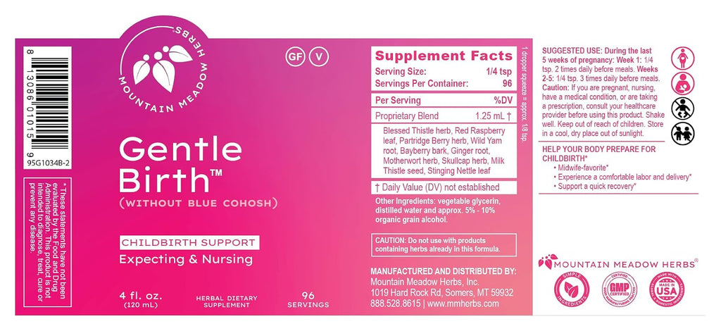 herbal blends to ease birth experience