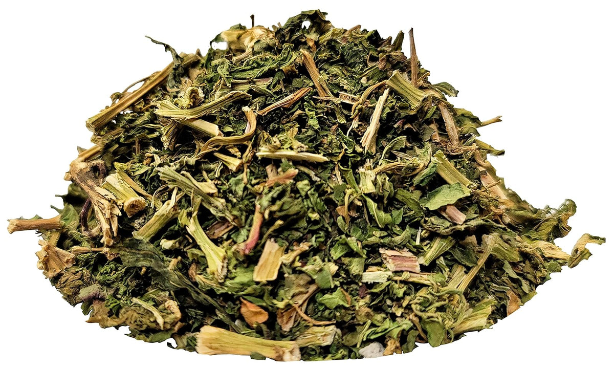 Herbal blends with dried epazote stems