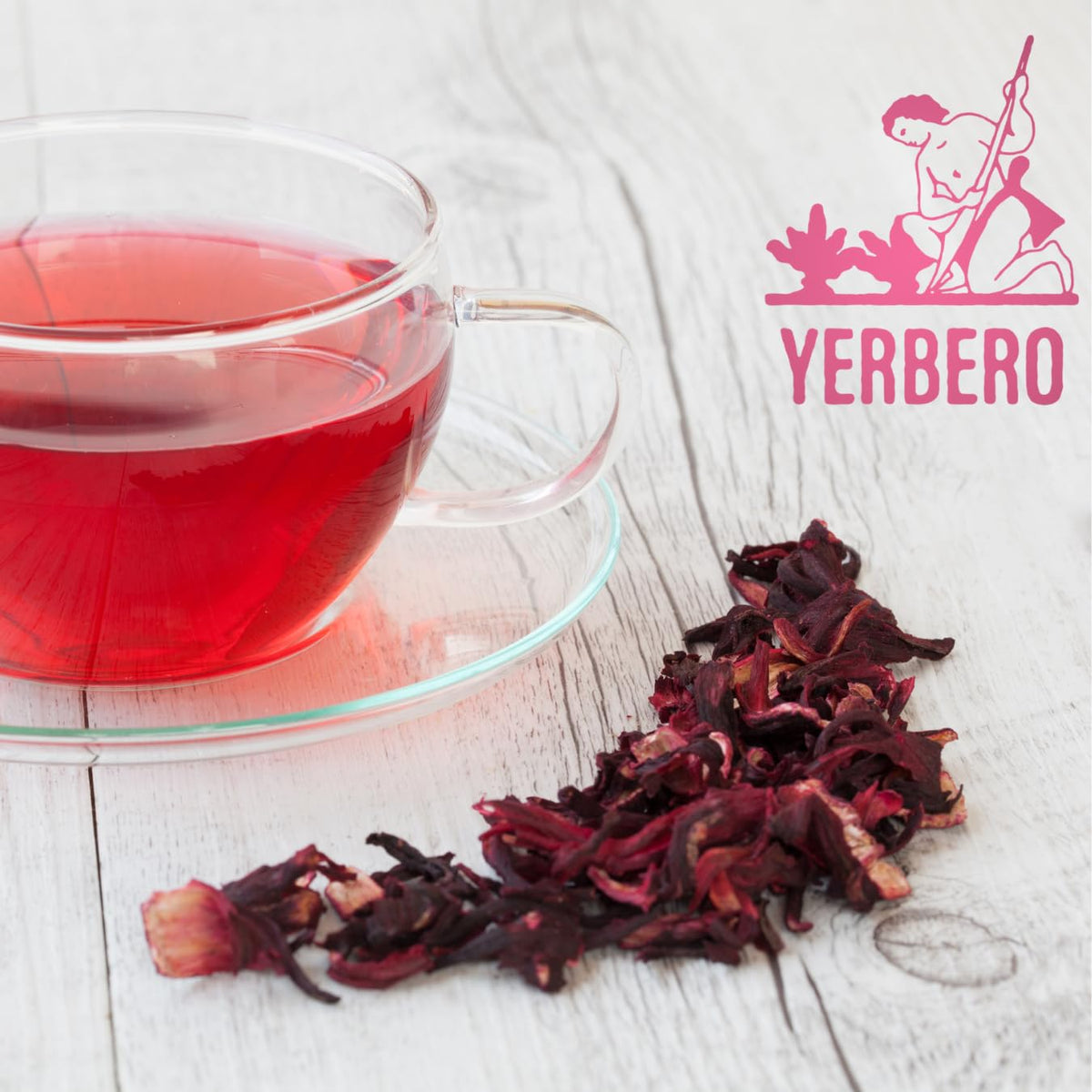Herbal blends with dried hibiscus