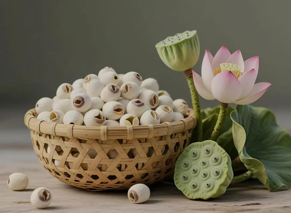 herbal blends with dried lotus seeds