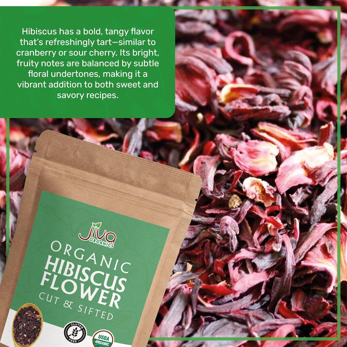 herbal blends with hibiscus petals