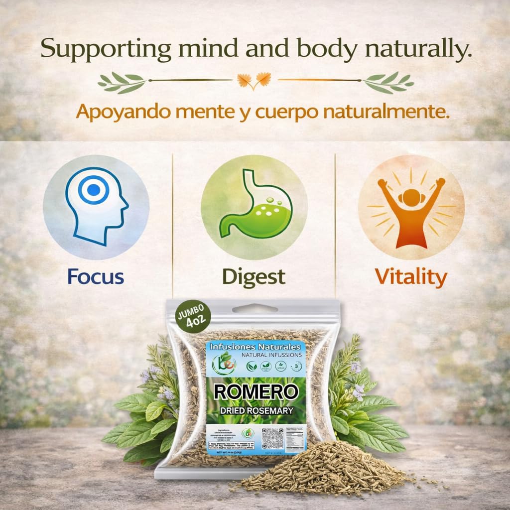 herbal blends with rosemary leaves