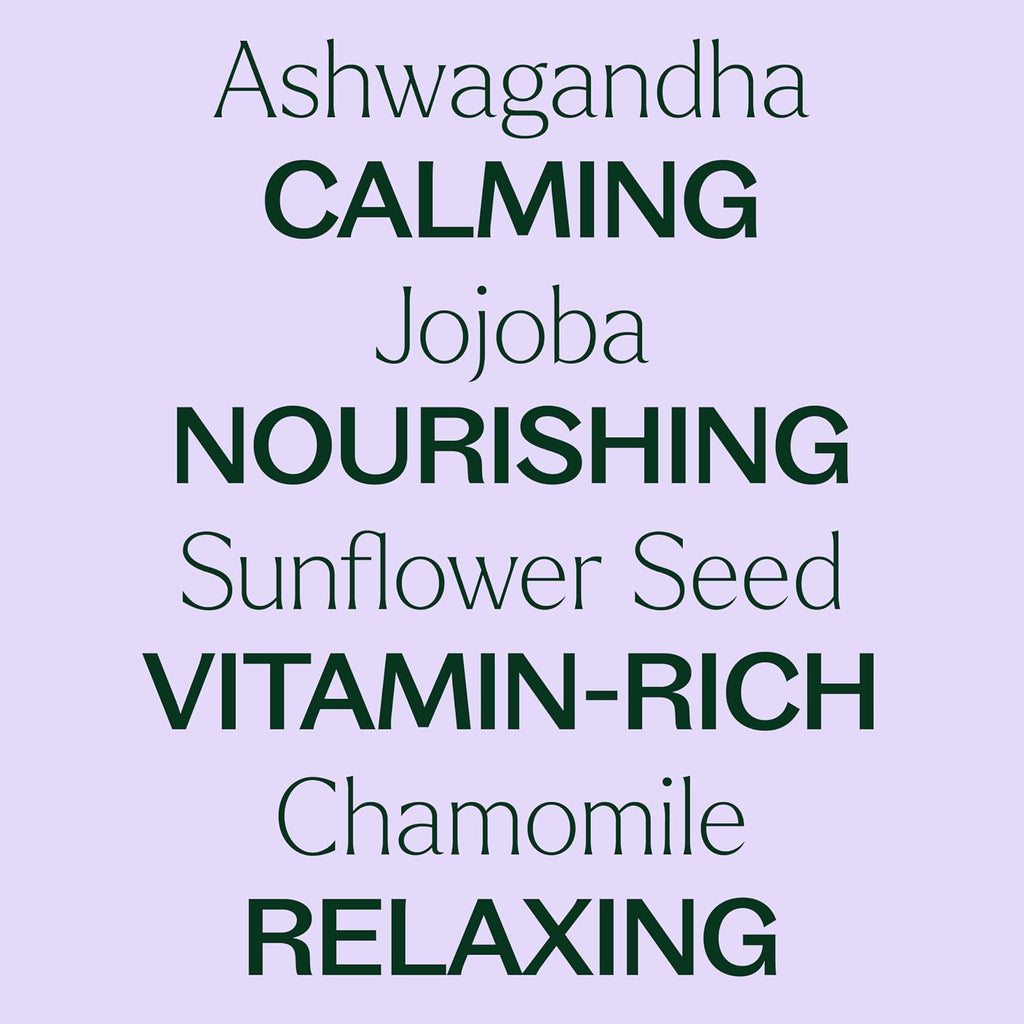 Herbal body oil with ashwagandha