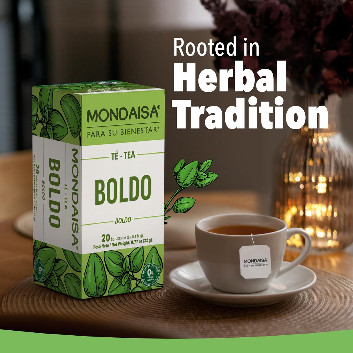 Herbal Boldo Tea for natural detox