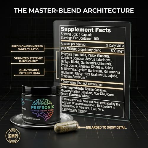 herbal brain health capsules by Prefronix