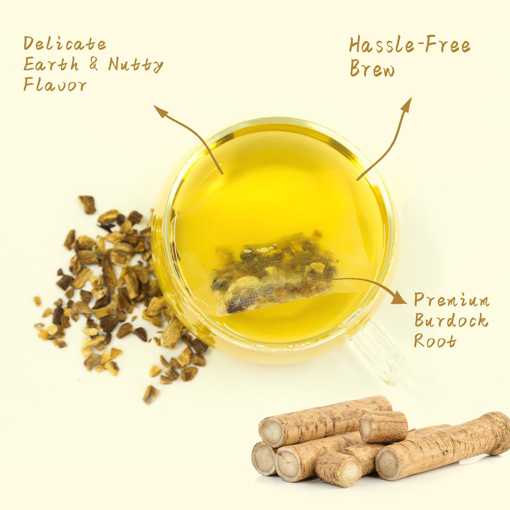herbal burdock root tea bags