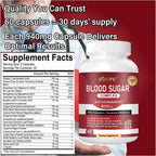 Herbal capsules for blood sugar control