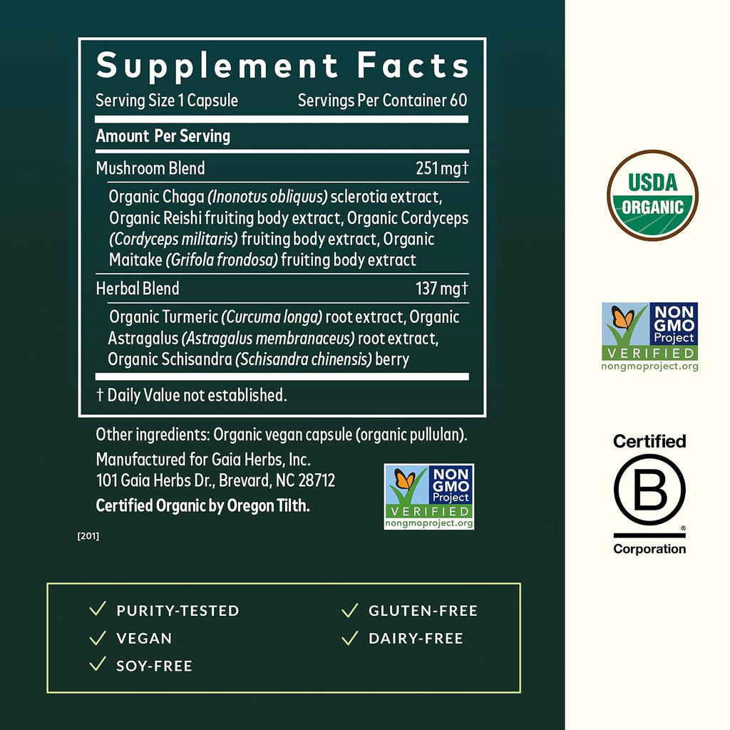 Herbal capsules for daily wellness
