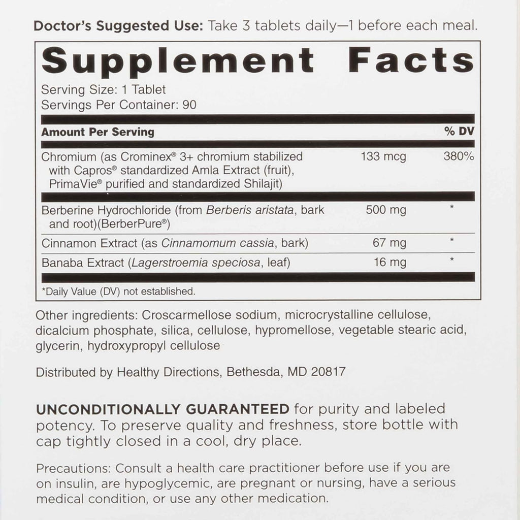 herbal capsules for glucose support