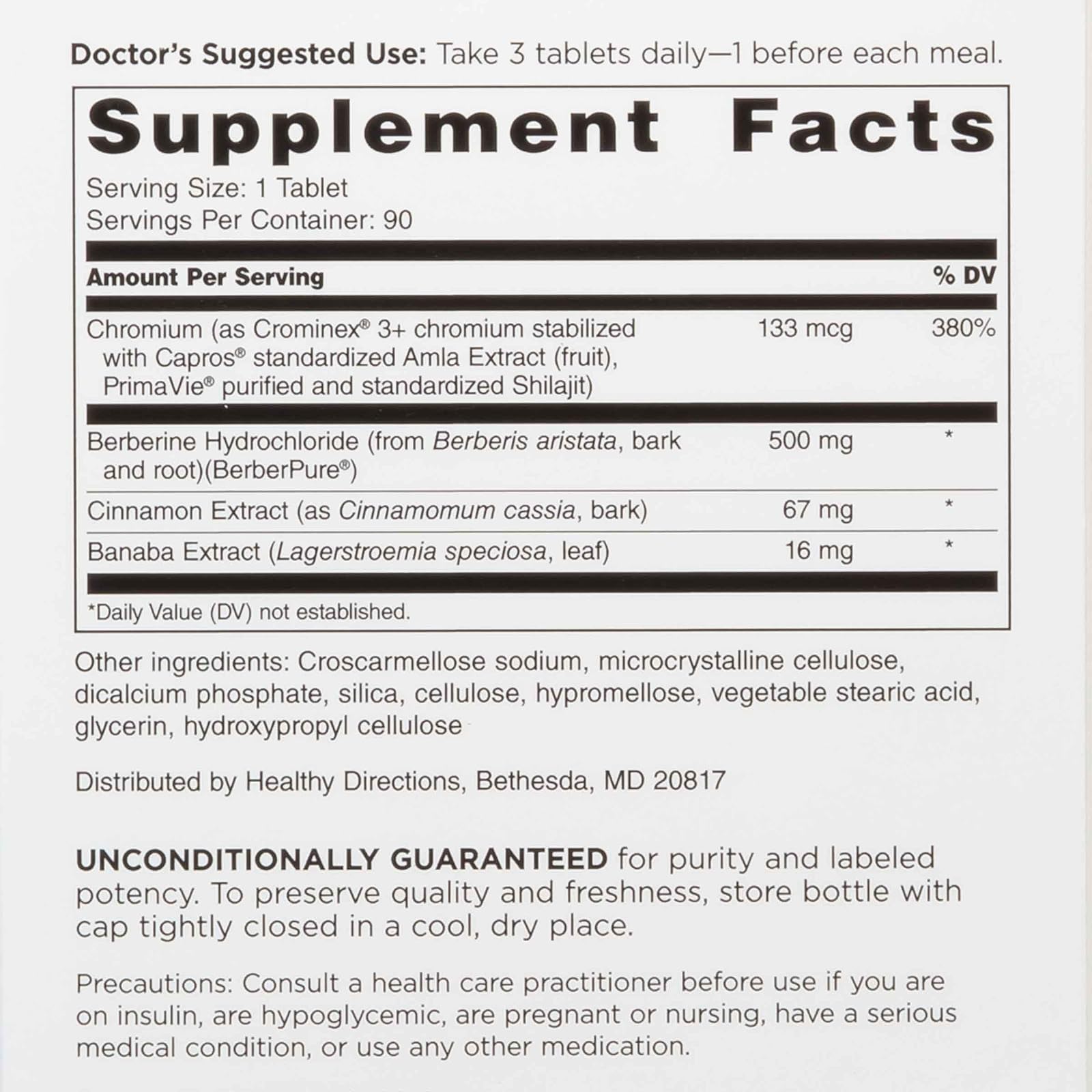 herbal capsules for glucose support