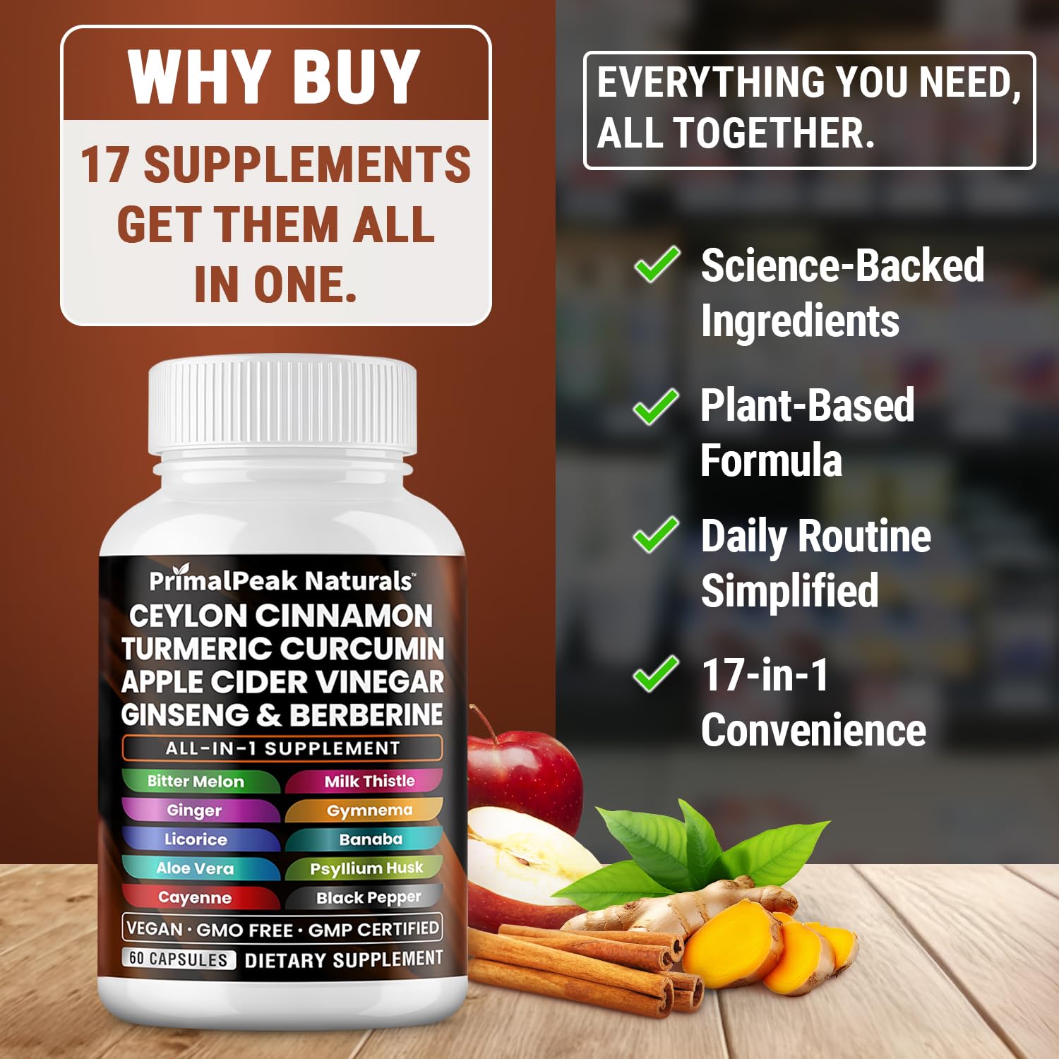 Herbal capsules for healthy metabolism