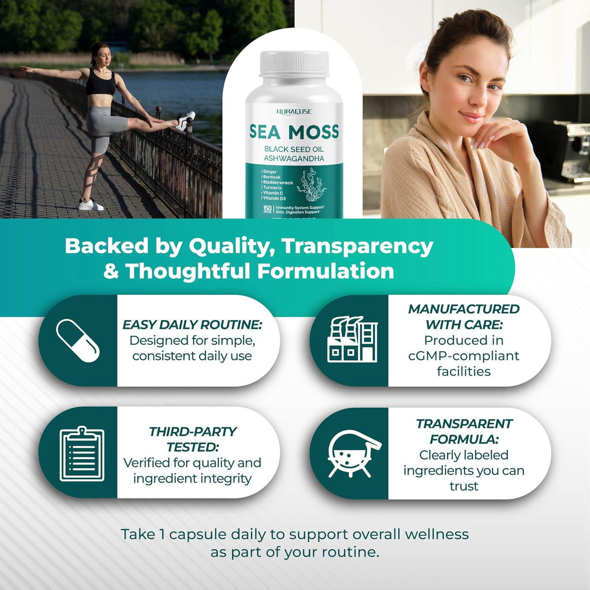 herbal capsules for immune support