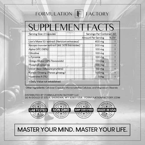 herbal capsules for improved concentration