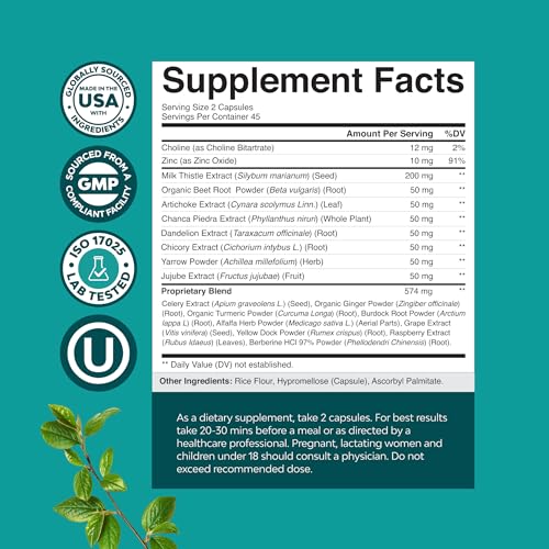 herbal capsules for liver support