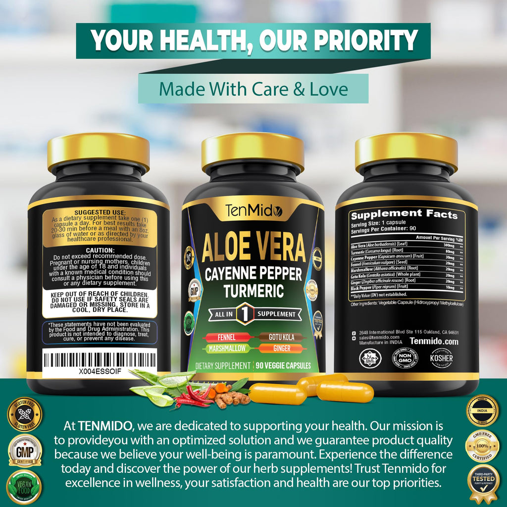 herbal capsules for overall vitality