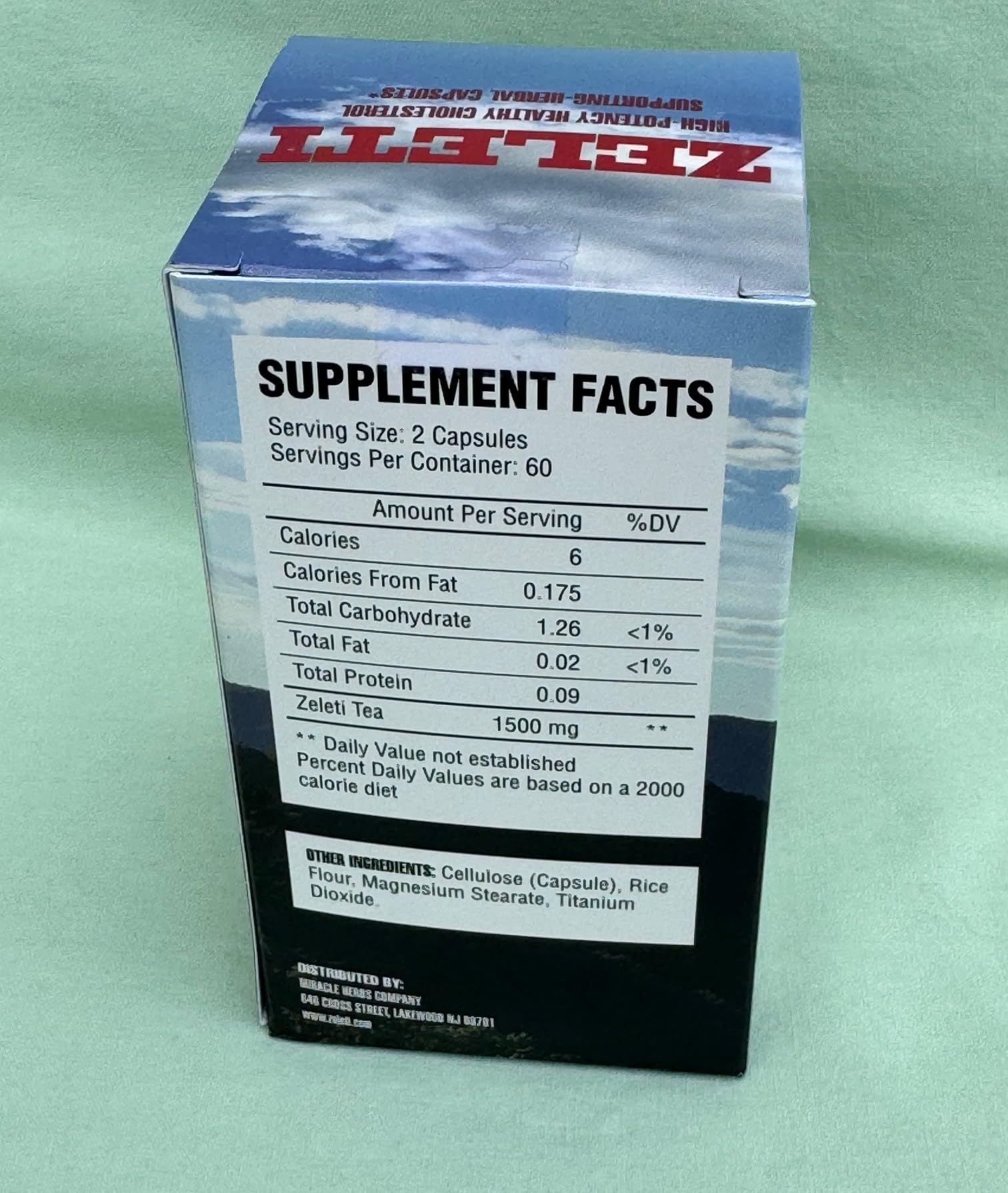herbal capsules promoting healthy cholesterol levels