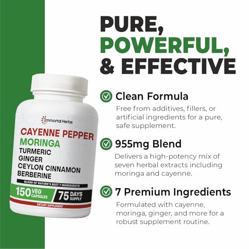 Herbal capsules with cayenne pepper extract