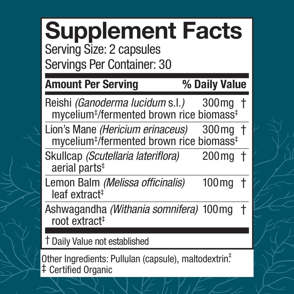 herbal capsules with lemon balm benefits