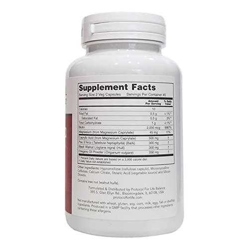herbal capsules with Pau D'Arco benefits