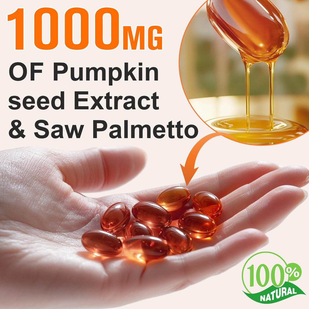herbal capsules with pumpkin seed oil