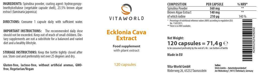 herbal capsules with spirulina benefits