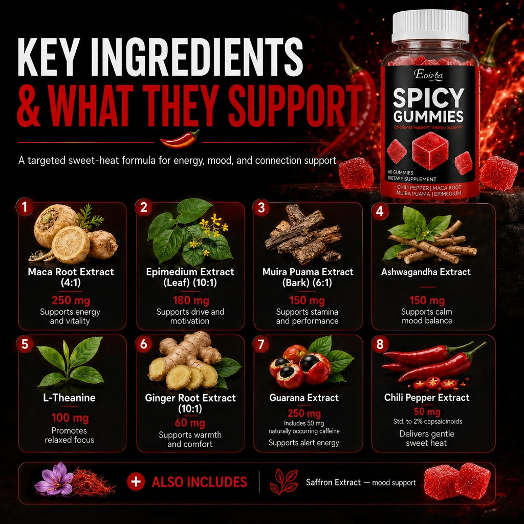 Herbal cayenne candy for adults