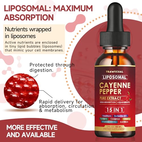 Herbal cayenne drops for digestive health