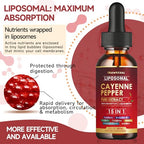 Herbal cayenne drops for digestive health