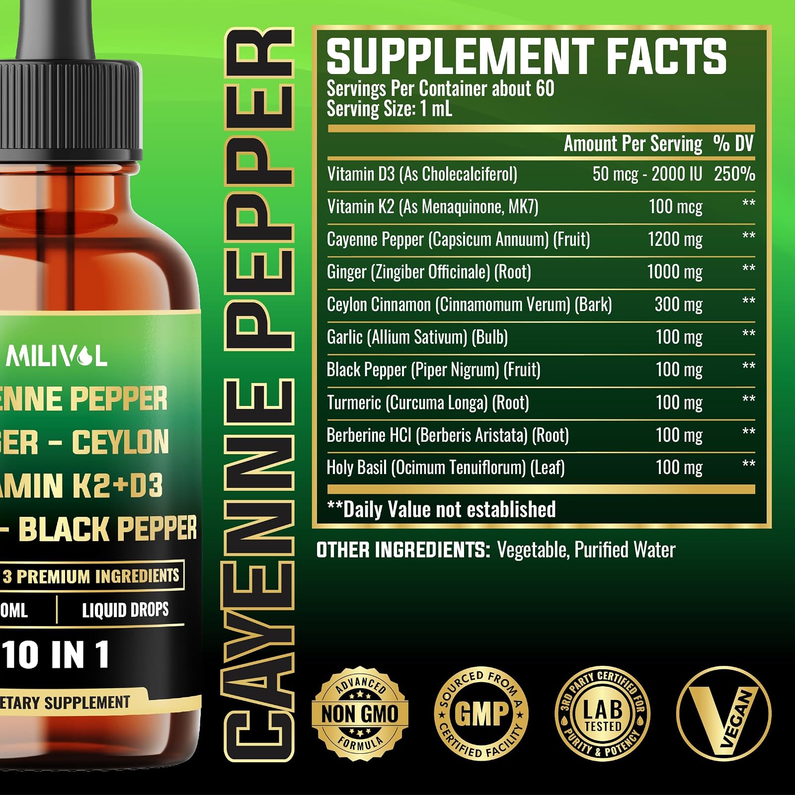 Herbal cayenne extract for wellness