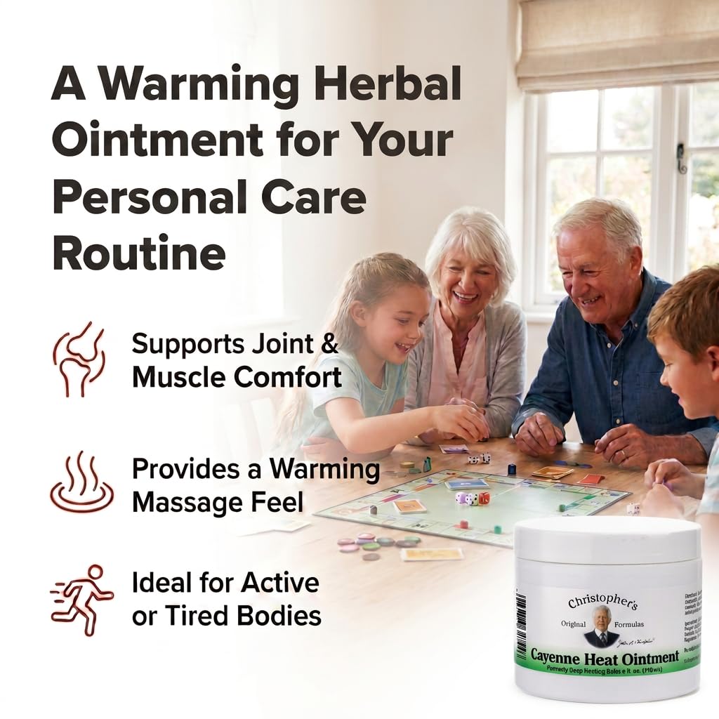 Herbal cayenne ointment for skin wellness