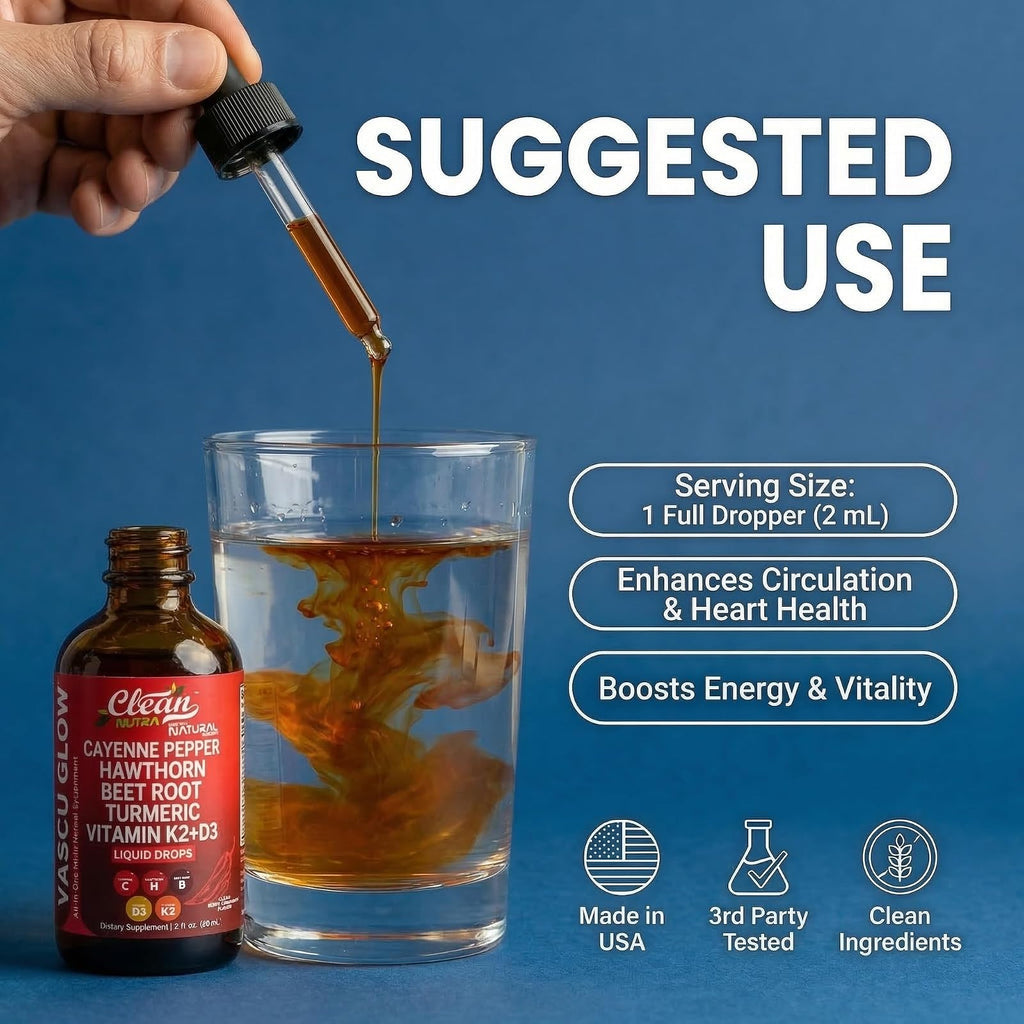 Herbal cayenne pepper drops for metabolism