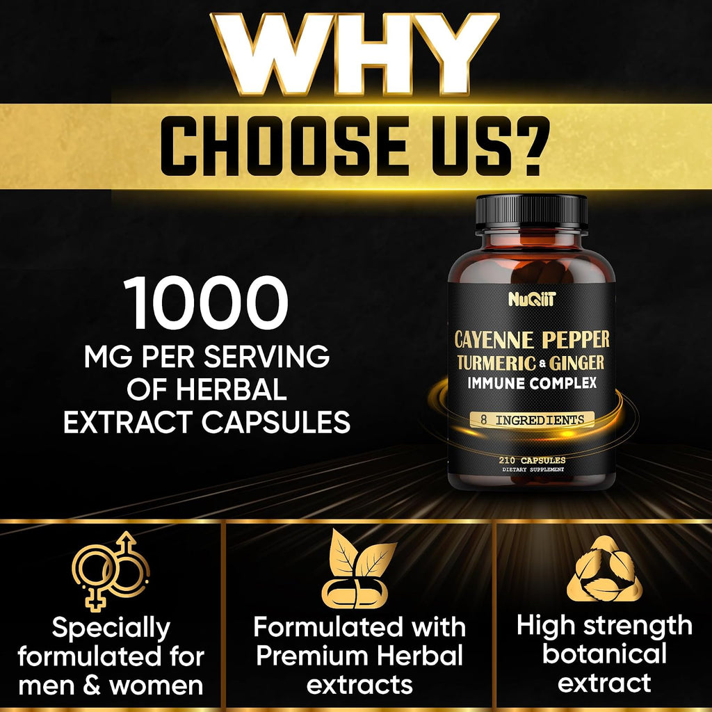 Herbal cayenne pepper supplements for energy