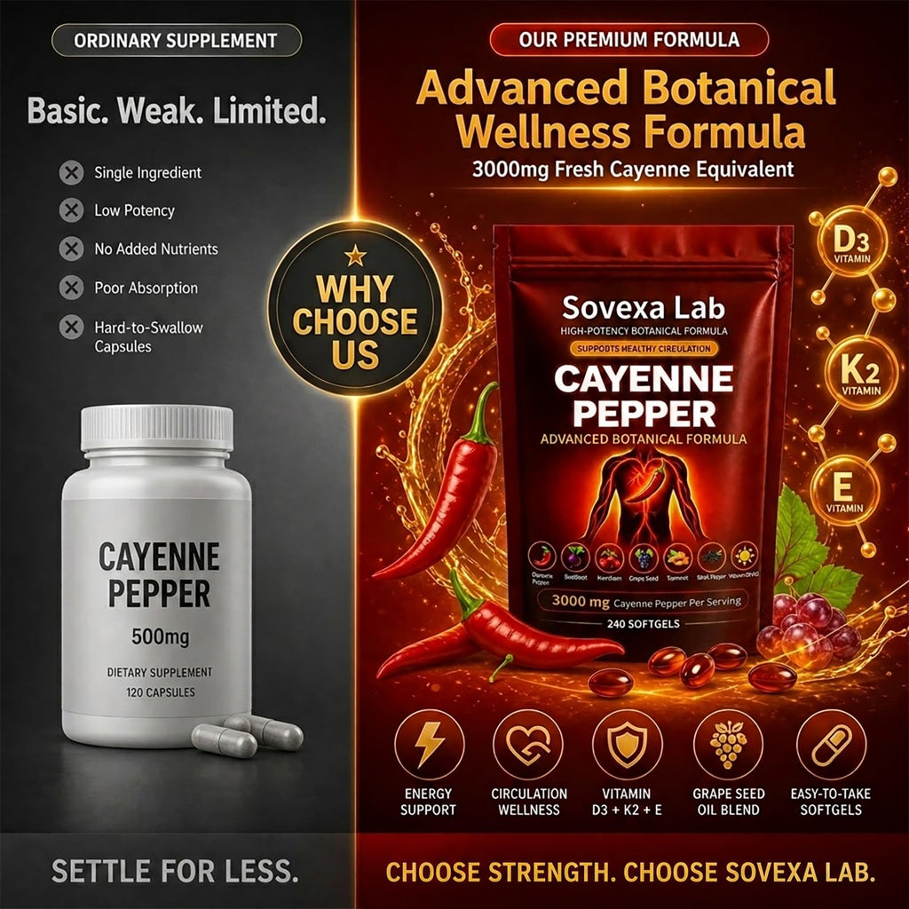 Herbal cayenne softgels for weight loss
