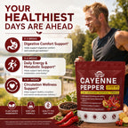 Herbal cayenne supplement for energy