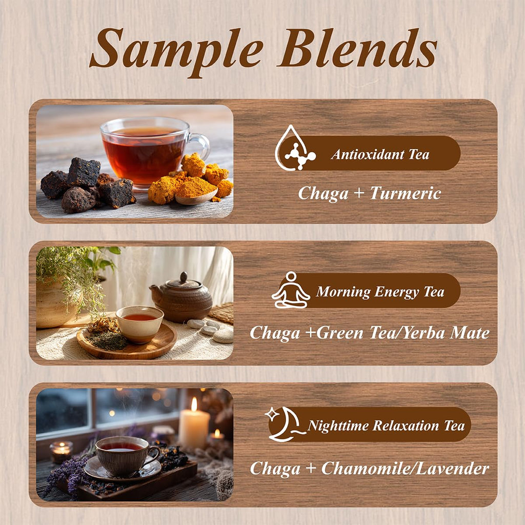 herbal chaga tea for daily health