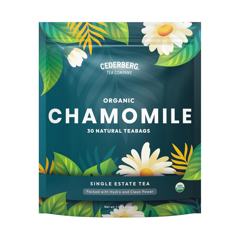herbal chamomile tea for stress relief