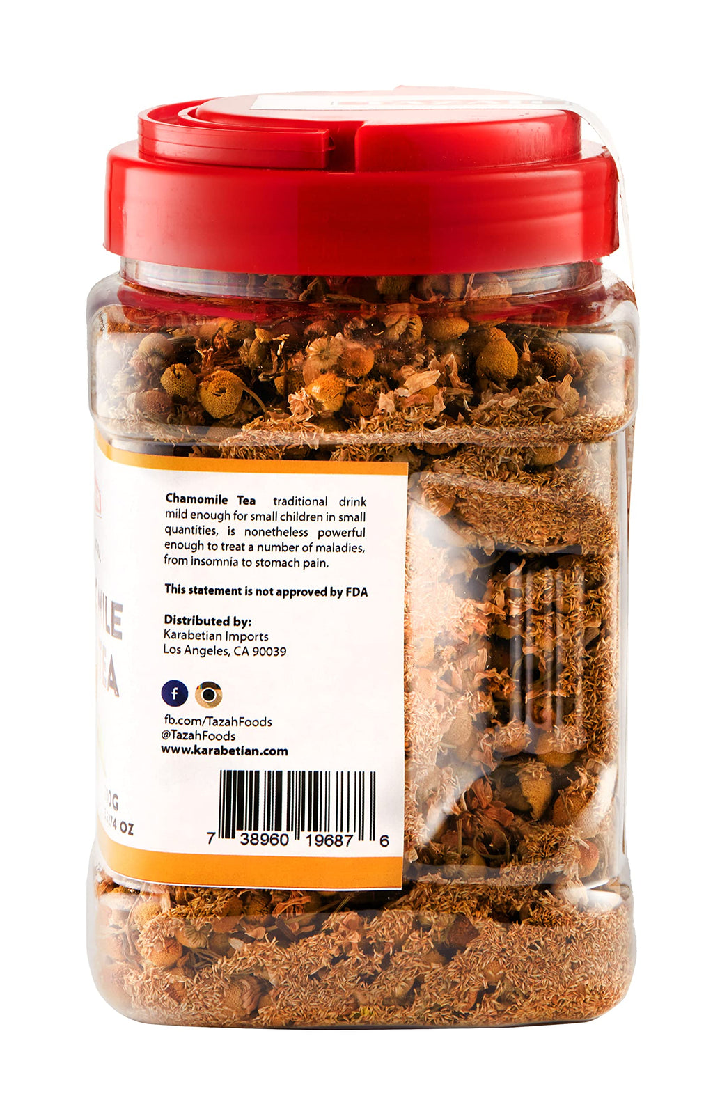 herbal chamomile tea for stress relief