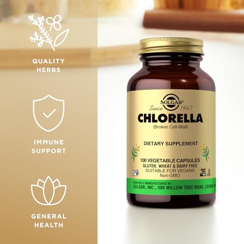 Herbal chlorella supplement for athletes