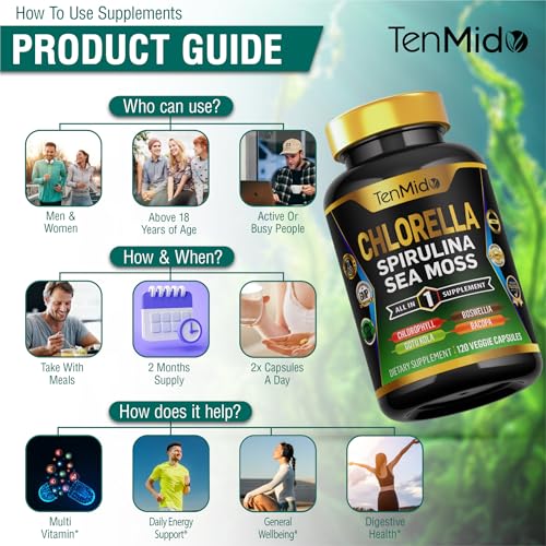 herbal chlorella supplement for balanced diet