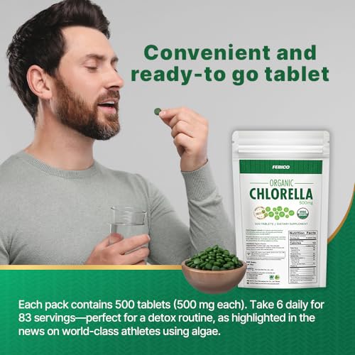 herbal chlorella supplement for detoxification