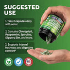 Herbal chlorophyll for fresh breath