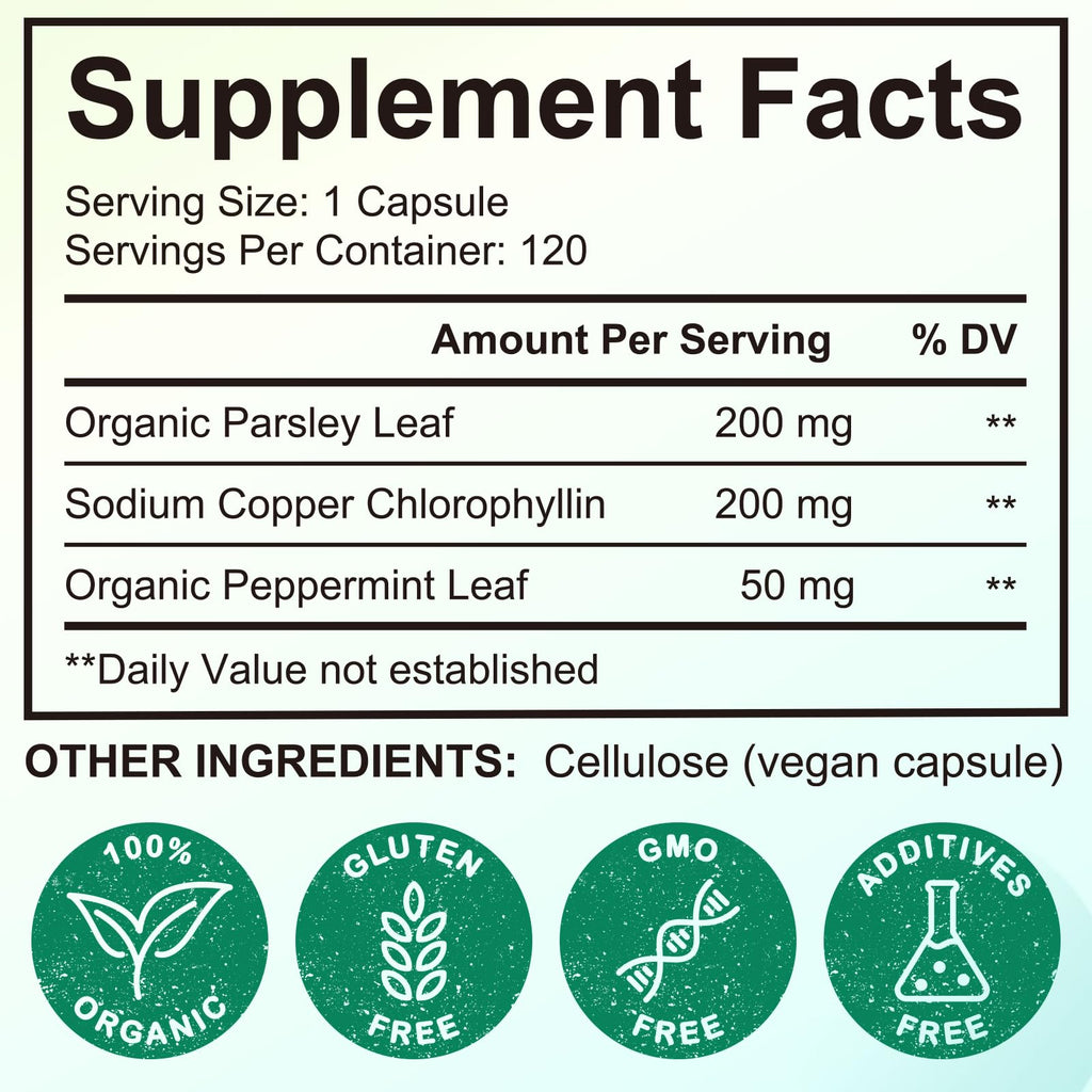 herbal chlorophyll for fresh breath