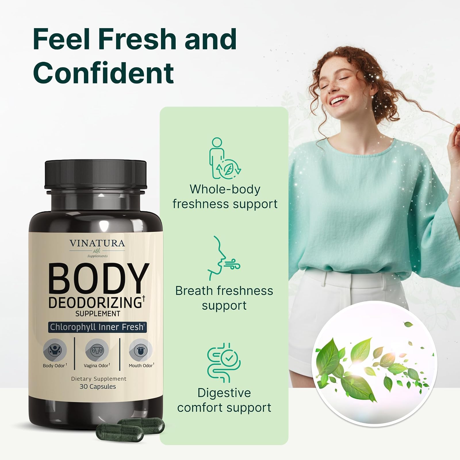 herbal chlorophyll for fresh scent
